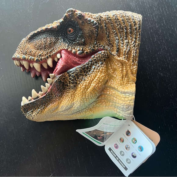 Toys | 218 Soft Latex Realistic Tyrannosaurus Rex Dinosaur Hand Puppet ...